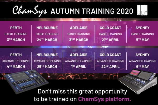 ChamSys Training Course | ULA Group