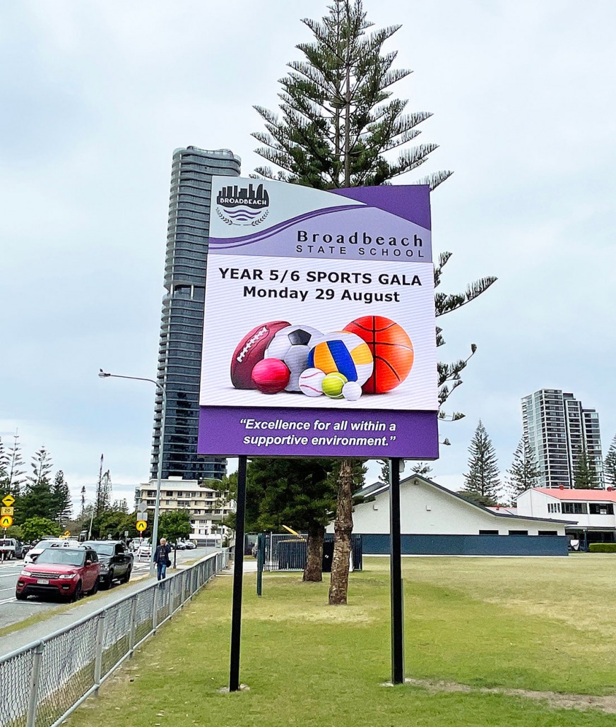 New Digital Sign for Broadbeach State School | ULA Group