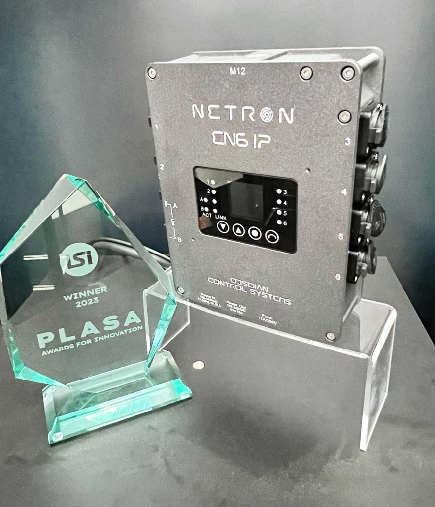 Obsidian’s ground-breaking NETRON IP65 data distribution wins PLASA ...